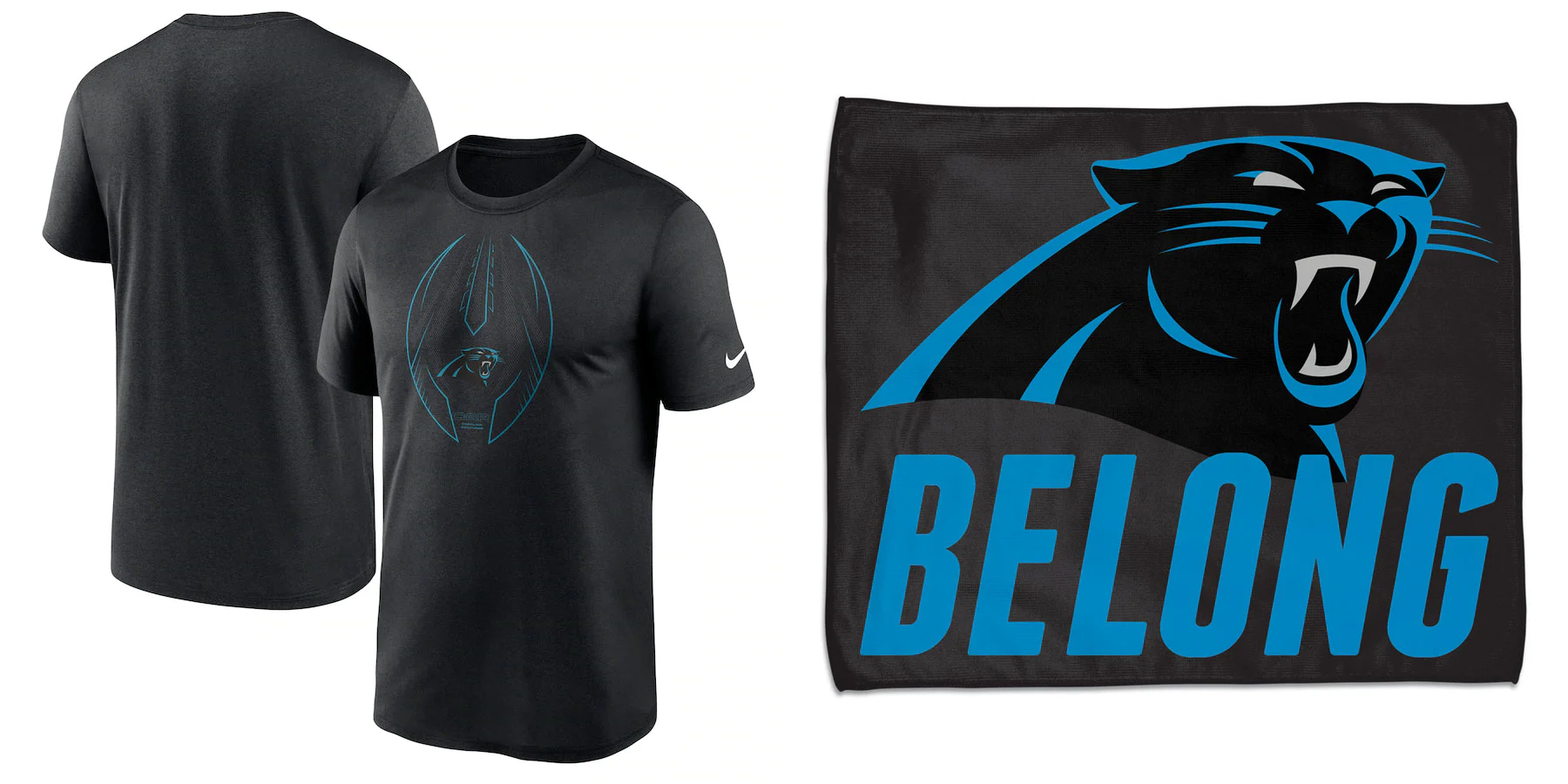 Carolina Panthers NFL Tee & Rally Towel Bundle – Large UK Stock – UKASSNI