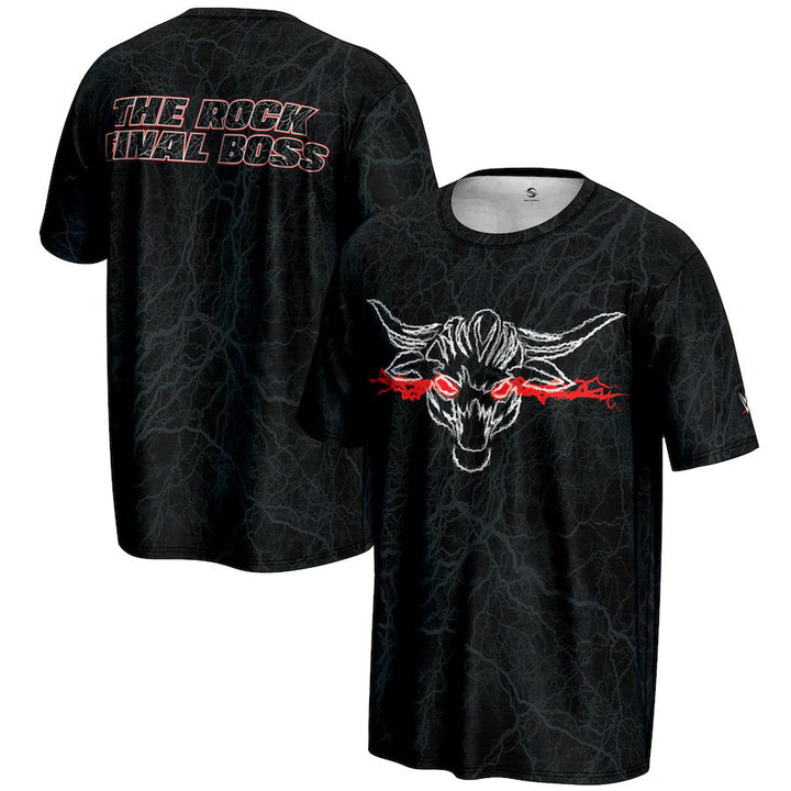 The Rock WWE Final Boss Logo T-Shirt – UK Stock – UKASSNI