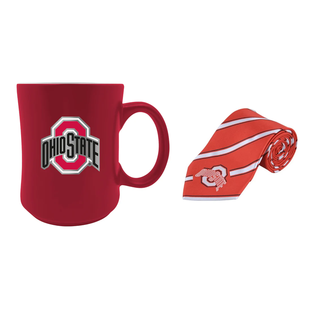 Ohio State Buckeyes NCAA Mug & Tie Bundle (UK Stock) – UKASSNI