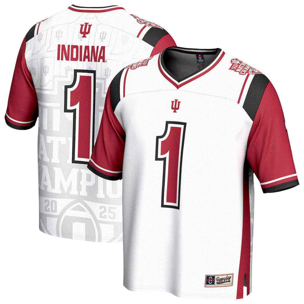Indiana Hoosiers NCAA #1 2025 National Champions Fashion Jersey | USA ...